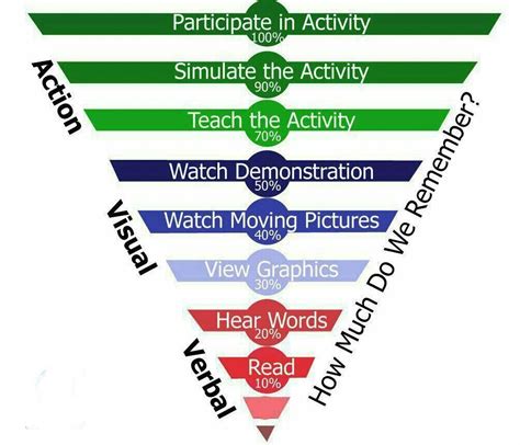 The Learning Triangle Verbal Visual Action Mehran Haywas Posted On The Topic Linkedin