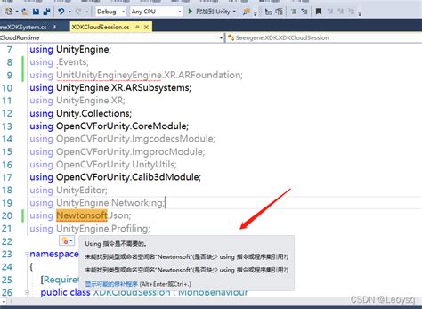 解决unity3d提示‘newtonsoft‘could Not Be Founderror Cs0246 The Type Or