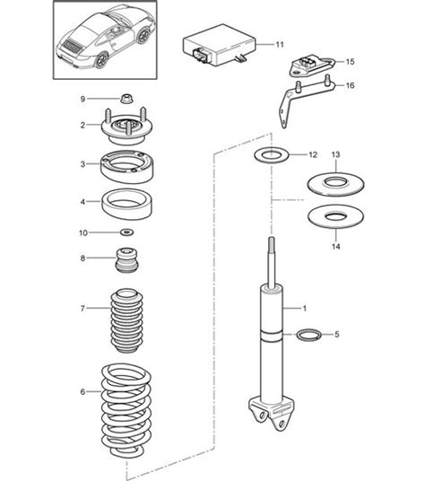Shock Absorbers Coil Spring 9972 Carrera 2 Carrera 2s