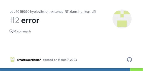 error · issue 2 · cqu20160901 yolov8n onnx tensorrt rknn horizon dfl