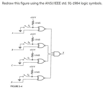 Solved Redraw This Figure Using The Ansiieee Std 91 1984