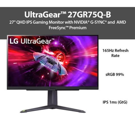 Jual Monitor Lg Led Ultragear Gr Q B Qhd Ips Hz Srgb Jakarta Pusat Asiatech