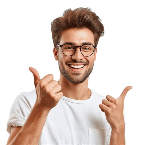 الرجل المبتسم يقوم بإيماءة رد الاتصال رجل مكالمة أنا Png صورة