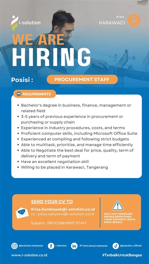 Pt Infra Solusi Indonesia On Linkedin Talentready Wehiring Hiring Terbaikuntukbangsa