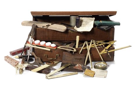 Bonhams A Georgian Oak Tool Box And Contents English 18th And 19th