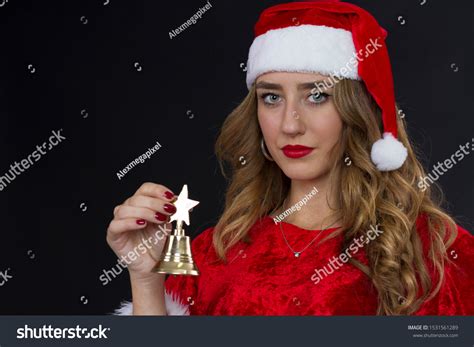 Sexy Mom Noel Wishes Merry Christmas Stock Photo Shutterstock