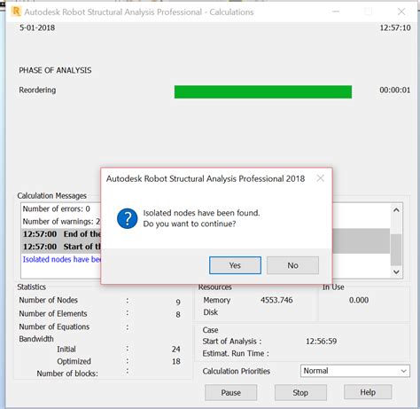 Solved Isolated Nodes Have Been Found Deadlive Load Analysis
