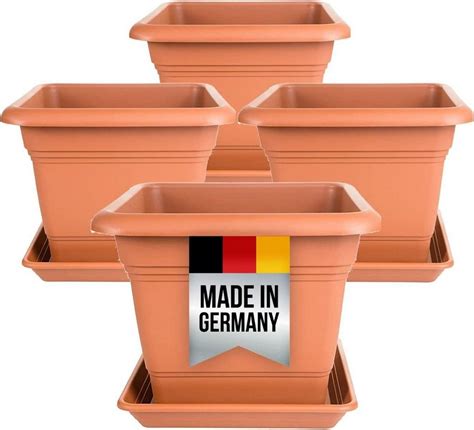 Centi Pflanzkübel Blumentopf Gross Mit Untersetzer Pflanzkübel Groß