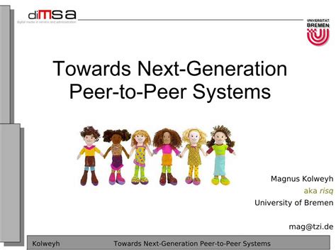 Pdf Towards Next Generation Peer To Peer Systemsc3mediavsosethzch