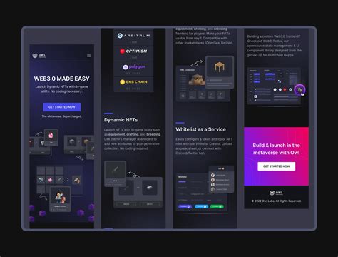 Owl Protocol Web Development Engine On Behance