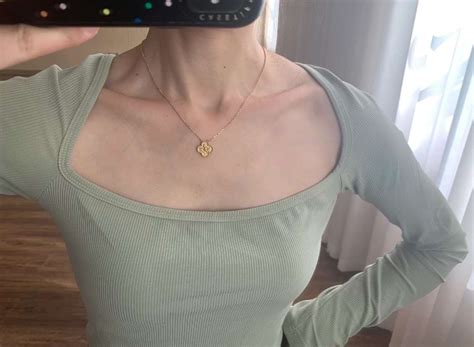 Van Cleef Vintage Alhambra Necklace Replica Hammered