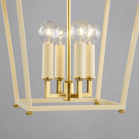 Cream Natick Lantern Pendant Available In Three Sizes The Well