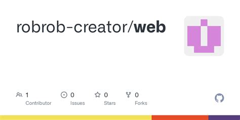 Github Robrob Creatorweb