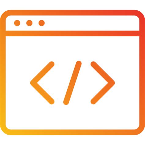 Coding Generic Gradient Icon Coding Generic Gradient Icon