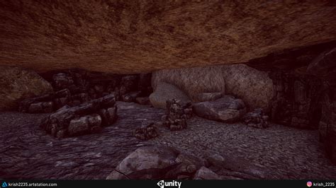 Artstation Inside Cave Game Level Design Camp404