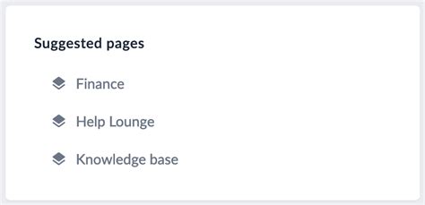 Suggested Pages Widget Haiilo Support Center Suggested Pages Widget Haiilo Support Center