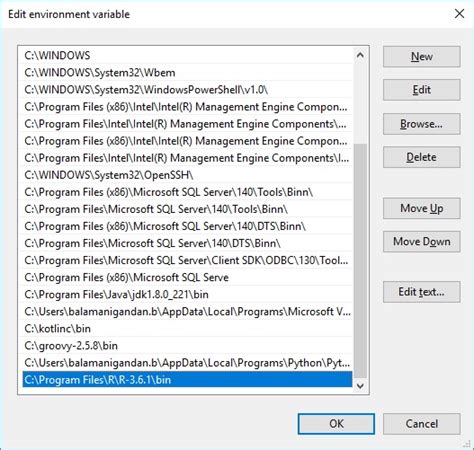 r programming environment setup in windows bbminfo