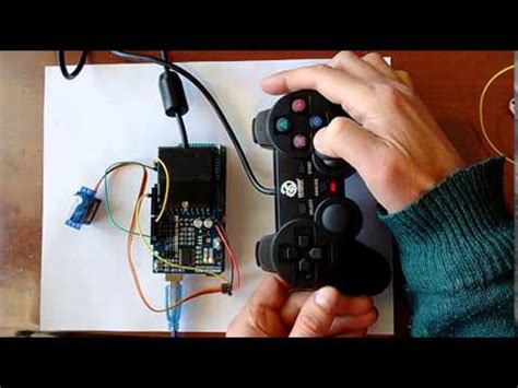Visuino Programmed Arduino Controlling Servo With PS Controller YouTube