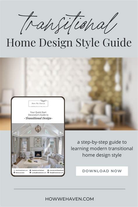 Free Modern Transitional Design Style Guide
