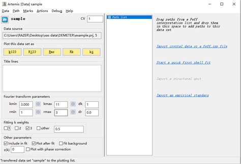 Artemis进行exafs拟合的基本操作 华算科技