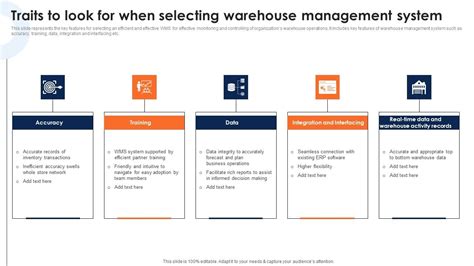 Traits To Look For When Selecting Warehouse Management System Deploying