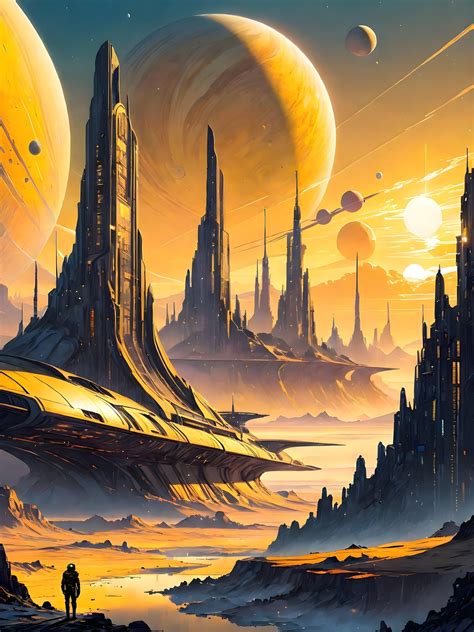 Download Ai Generated Sci Fi Futuristic City Royalty Free Stock Illustration Image Pixabay