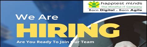 Omkar Kokane On Linkedin Hi All We Have Below Open Positions At Happiest Minds Technologies 1