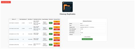 github bovive unraid duplicate file handler web based tool to scan review and clean up