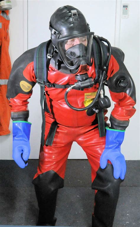 Rubber Catsuit Neoprene Rubber Scuba Diving Gear Diving Suit Hazmat Suit Dive Mask Heavy