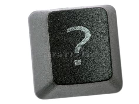 Question Mark Black Keyboard Key