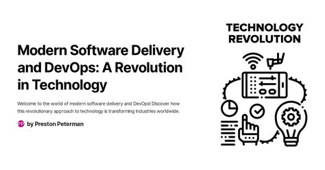 Modern Software Delivery And Devops A Revolution In Technology