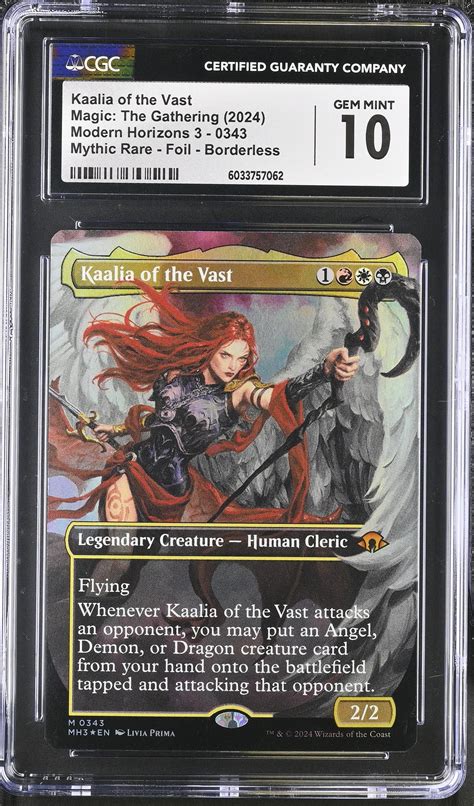 Kaalia Of The Vast Modern Horizons 3 Borderless Foil Cgc 10 7062