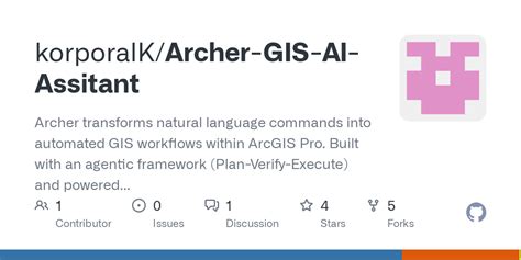 Github Korporalkarcher Gis Ai Assitant Archer Transforms Natural Language Commands Into