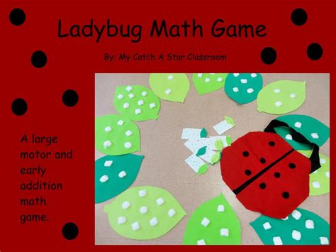 My Catch A Star Classroom Ladybug Math Game