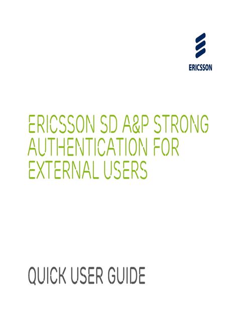 Strong Authentication Enrollment Quick Guide Pdf Pdf Mobile App Authentication