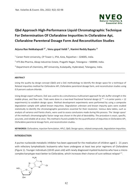 Pdf View Of Qbd Approach High Performance Liquid Chromatographic Technique For Determination