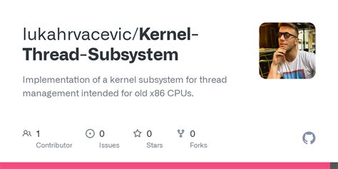 Github Lukahrvacevickernel Thread Subsystem Implementation Of A