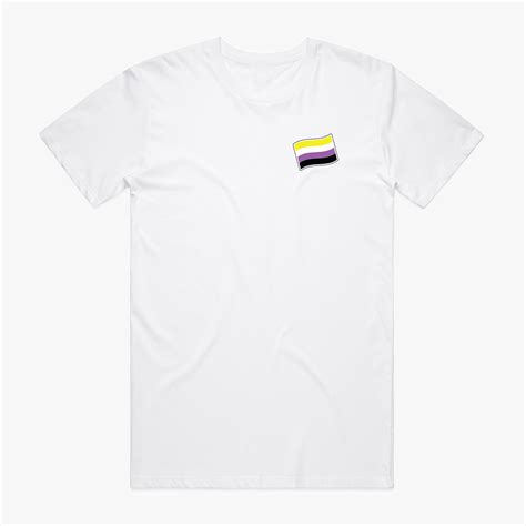 Non Binary Pride Chest Flag Rainbow Republic