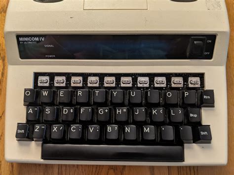 Snagged This Minicom Iv Tty From A Thrift Store In My Town Dated 1986