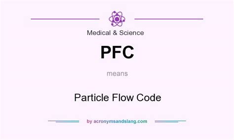 What Does Pfc Mean Definition Of Pfc Pfc Stands For Particle Flow Code By