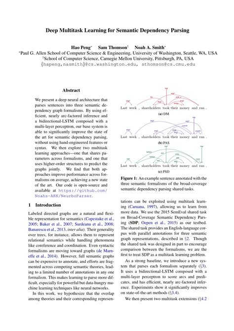 pdf deep multitask learning for semantic dependency parsing