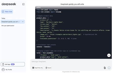 Deepseek Opensource Pythonprogramming Richlibrary Codingproject