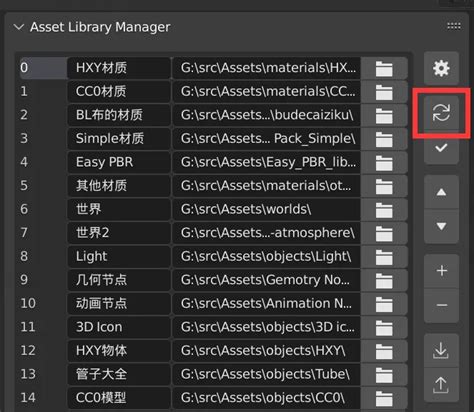 Blender Addon Blender Asset Library Manager