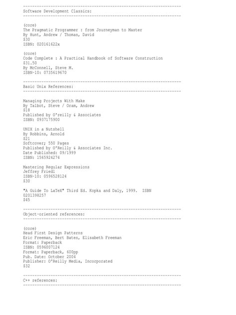 Computer Science Books To Read Pdf C Software Engineering