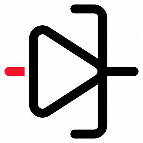 Diode Resistor Circuit Electric Icon Download On Iconfinder