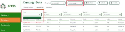 Filtering Form Based On Campaign Phase Wont Work · Issue 264 · Afg