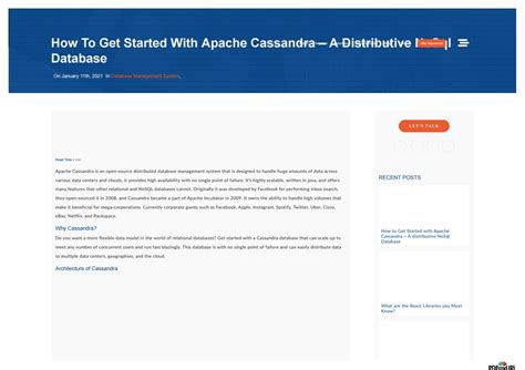 Cassandra Nosql