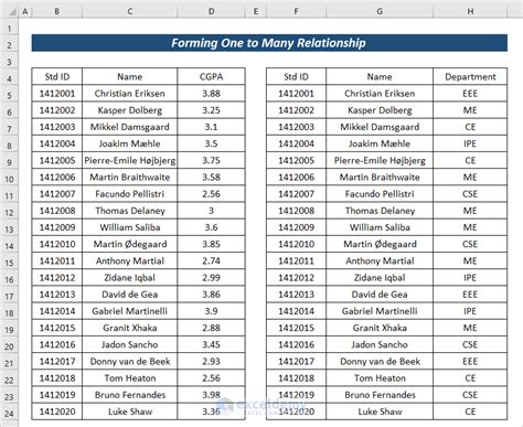 How To Make One To Many Relationship In Excel 2 Simple Ways