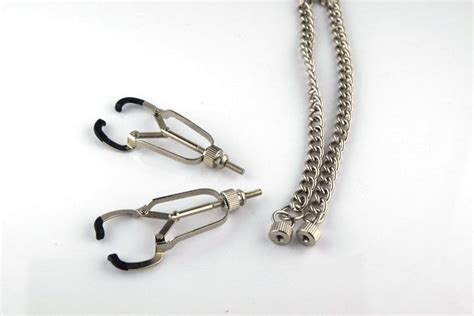 Stainless Steel Sex Toys Fetish Nipple Clamps Metal Clitoris Stimulator Clip For Women Adult