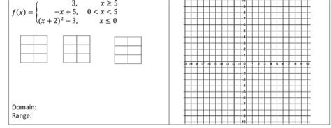 Solved CW Graphing Piecewise Function By Hand Sketch The Chegg